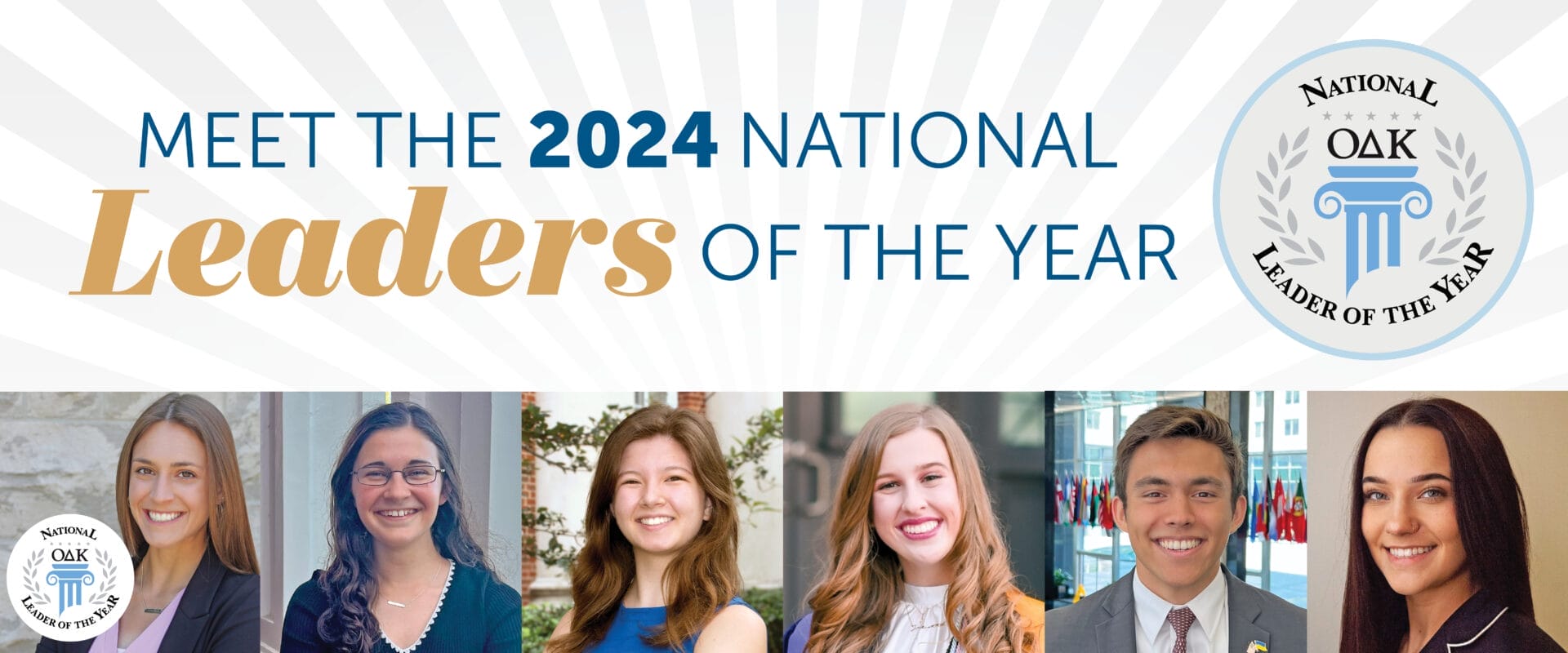 2024 National Leader of the Year Recipients - Omicron Delta Kappa